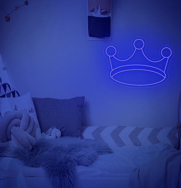 Crown Neon Sign | NeonChamp